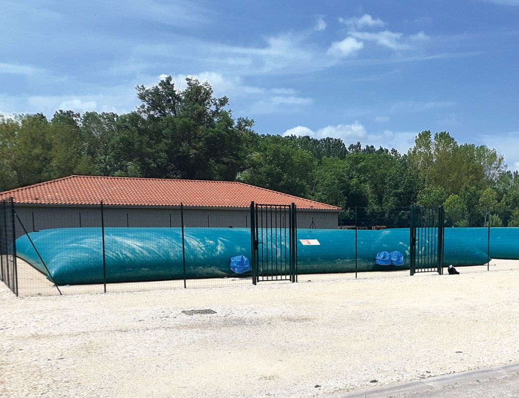 Fire fighting reserve in flexible tank 600m3 | abeko-cisternas.com by ABEKO
